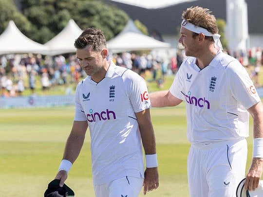 Broad, Anderson setting the standards for Stoke’s England