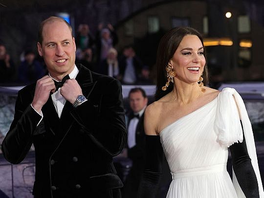 Look: Prince William and Princess Kate shine on the red carpet at 2023 ...