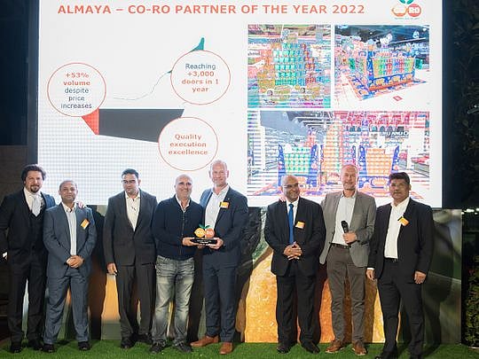 Al Maya FMCG recognised as the Partner of the Year by CO-RO