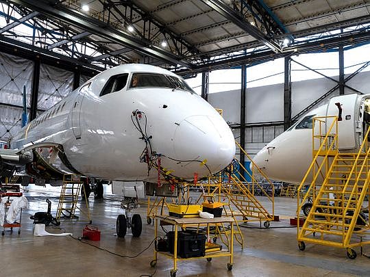 An $180 million civil aircraft assembly line to open in UAE