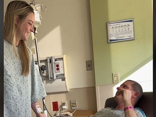 Watch: Father breaks down after finding out his daughter is the ...