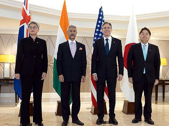 Quad powers concerned over militarisation in Asian seas