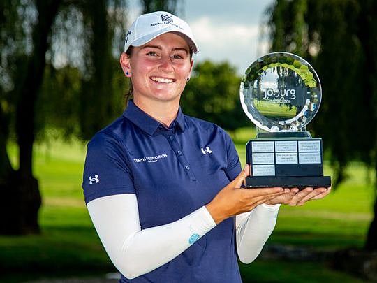 Lily May Humphreys wins first LET title in Joburg