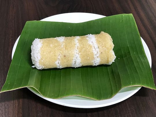 Video guide for making vegan Kerala-style kappa puttu or tapioca steam cake