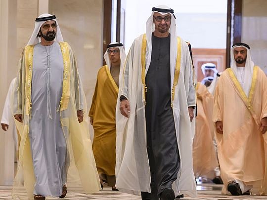 UAE President and Vice President attend swearing-in ceremony for new ...