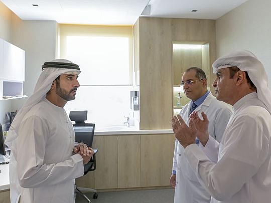 UAE: Hamdan bin Mohammed visits HMS Mirdif Hospital and Barraquer Eye ...