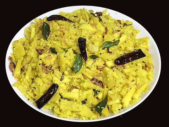 Video recipe for Kerala's special cheema chakka thoran or vegan ...