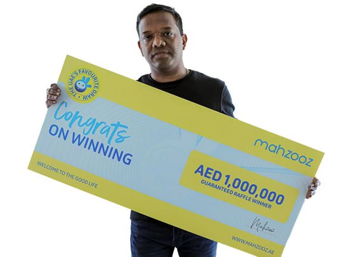 Indian expat wins Dh1 million in Mahzooz draw Indian expat wins Dh1 million in Mahzooz draw