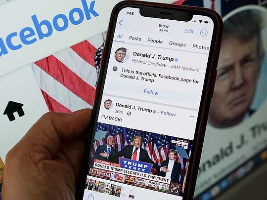 'I’M BACK!': Donald Trump returns to YouTube and Facebook after two ...