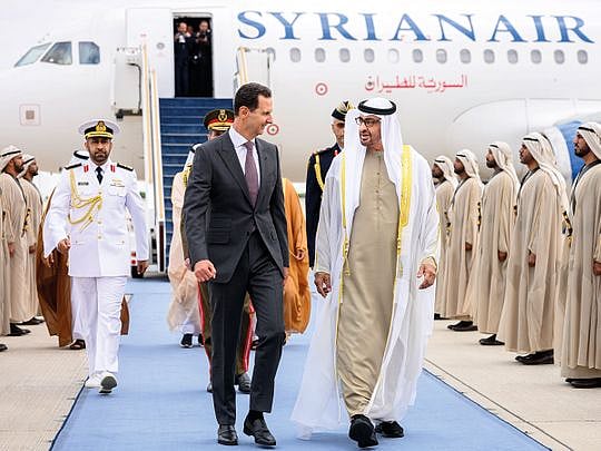 UAE calls for return of Syria back into the Arab family after UAE and ...