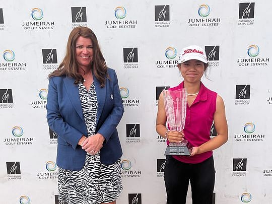 Student at GEMS Founders Dubai wins Jumeirah Golf Estates Ladies Open