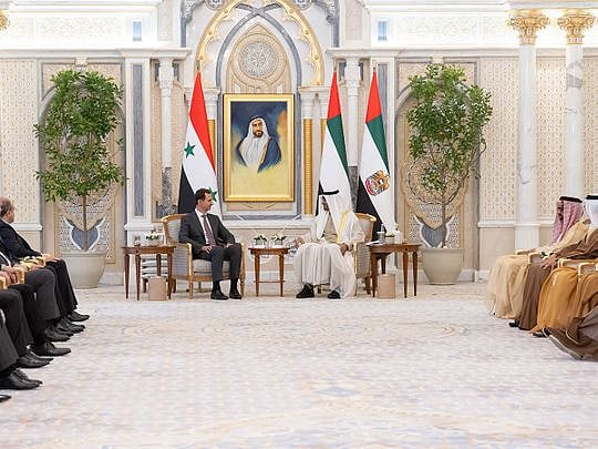 Watch: UAE President meets Syria's Bashar Al Assad