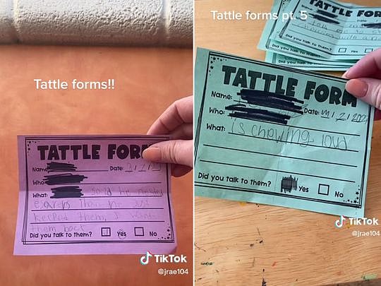 Teacher goes viral for sharing her third graders' hilarious 'tattle ...