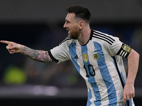 Messi surpasses 100-goals mark for World Cup champions Argentina