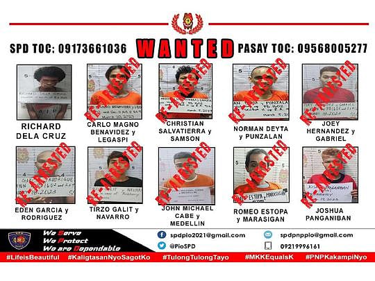 Philippines: 10 detainees escape Manila cell, 9 rearrested
