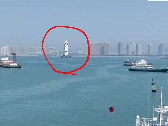 Video: Chinese company tests vertical rocket landings at sea