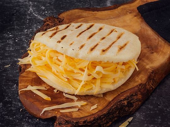 Colombian Arepas or cheesy corn bread