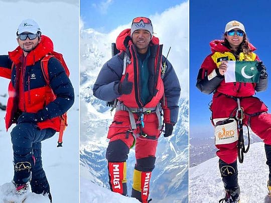 Three Pakistani climbers set records on Annapurna, world’s 10th-highest ...