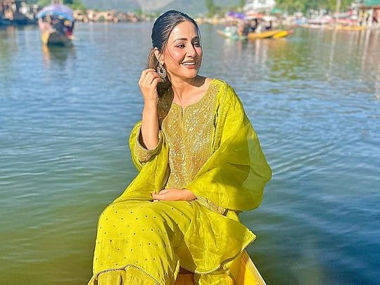 Look: Bollywood and Indian TV actress Hina Khan shares holiday pictures ...