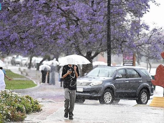 Pictures: Hail and torrential rains lash many areas of Saudi Arabia