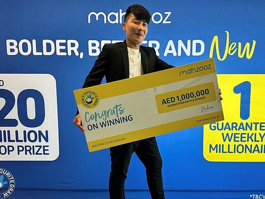 Bhutanese barista in UAE wins Dh1 million in Mahzooz draw