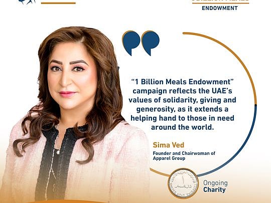 UAE: Dh10 million contribution by Apparel Group for ‘1 Billion Meals ...