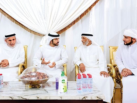 Sheikh Hamdan, Sheikh Ahmed offer condolences to Dubai fireman's family