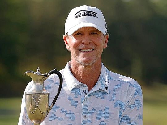 Stricker makes it a trio of trophys at the Regions Tradition