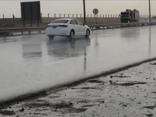 Heavy rain hits Abu Dhabi, light showers reported in Dubai's Jebel Ali