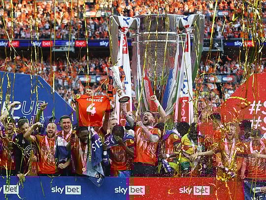 Luton complete fairytale rise from dark days of fifth tier to Premier ...