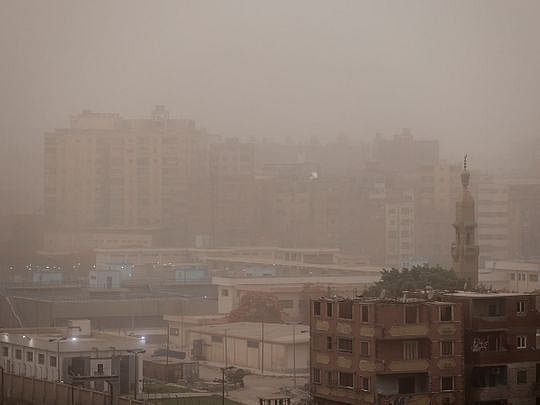 Billboard collapse kills one, injures five during Egypt sandstorm