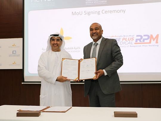 Abu Dhabi’s Response Plus Medical signs MoU with Fatima College of ...