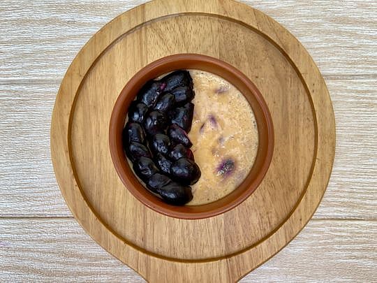 Jamun baked cream - a classic baked custard honouring the humble Java plum