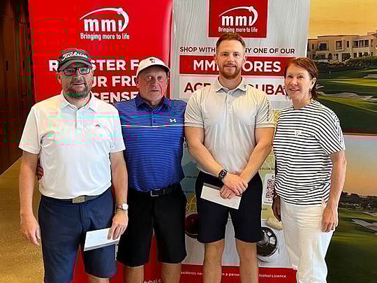 Gerry Johnson claims top spot at Dubai Hills