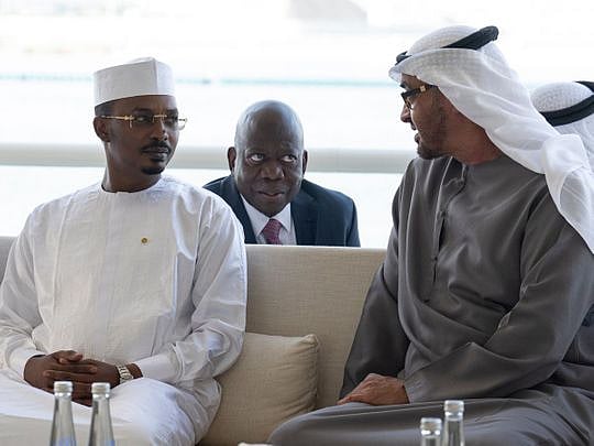 UAE President holds bilateral talks with transitional President of Chad