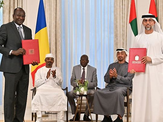 Strengthening ties: UAE President and Chad Transitional President ...