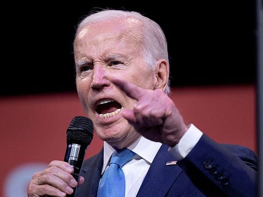 Watch: US President Biden royally baffles audience by ending gun ...
