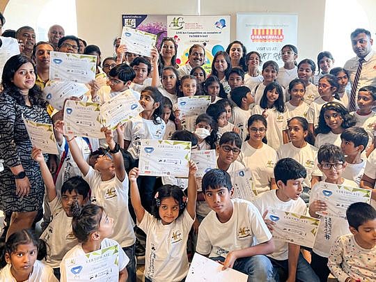 UAE contest helps children from various countries pay tributes to ...