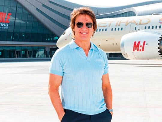 Hollywood actor Tom Cruise lands in Abu Dhabi for 'Mission: Impossible ...