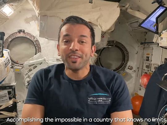 Watch: UAE astronaut Sultan Al Neyadi announces new partnership in ...