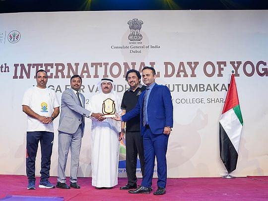 Kanz Jewels from Dubai supports grand yoga event