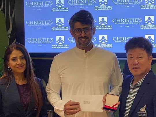 Tariq Al Suwaidi on top at Dubai Creek