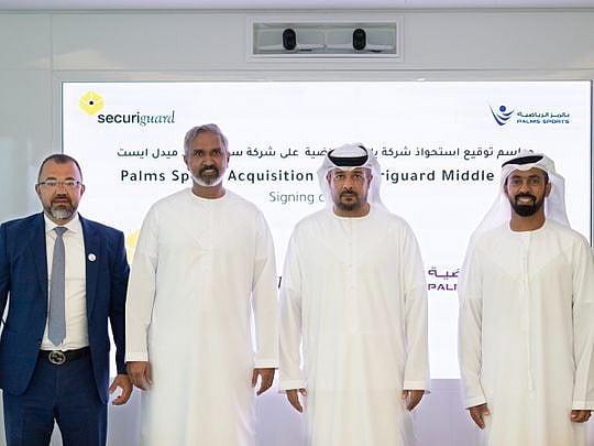 Palms Sports acquires Securiguard Middle East for Dh300 million