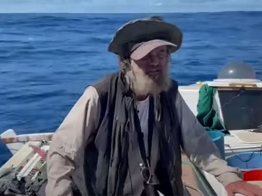 'Cast Away': Australian sailor and dog rescued after 2 months lost at sea