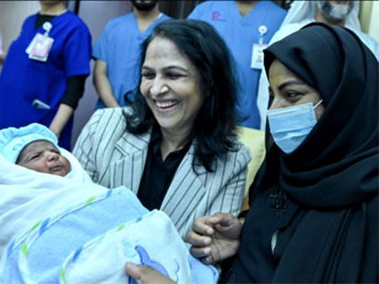 Watch: Emirati mum on dialysis, who delivers baby boy in the UAE, says ...