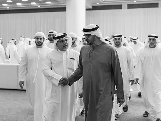 UAE President Sheikh Mohamed bin Zayed Al Nahyan received condolences ...