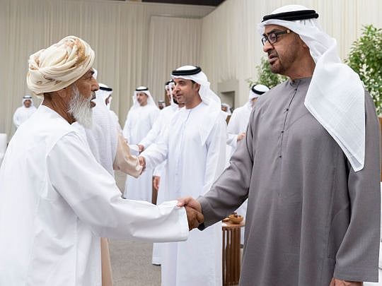 UAE President receives ongoing condolences for Saeed bin Zayed's passing
