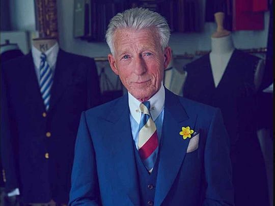 British fashion innovator Edward Sexton, bespoke tailor of 'Abbey Road ...