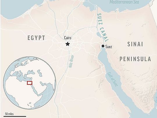 Two tankers collide briefly in Suez Canal