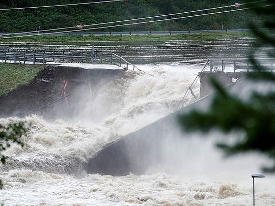 Dam in Norway partially bursts after days of heavy rain, flooding and ...